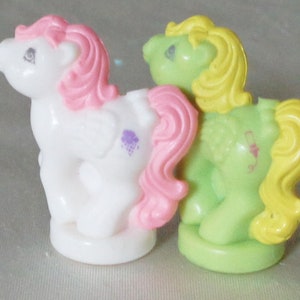1990 Hasbro My Little Pony Petite Ponies Pegasus Ponys W Ice Cream Cone ...