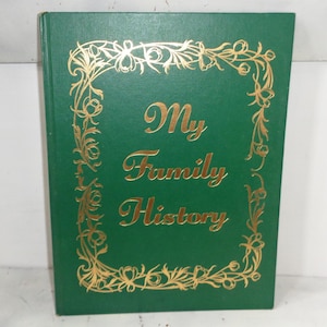 My Family History Hardcover Family Tree & Information Book 1992 ...