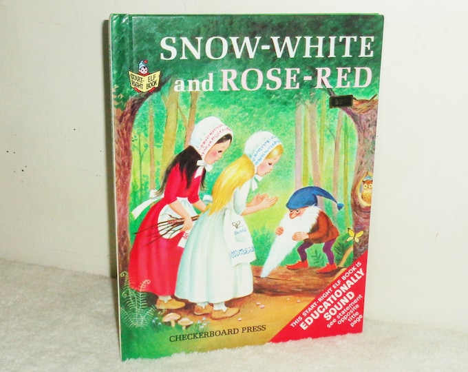 Snow White & Rose Red Large Checkerboard Press Start Right Elf Book ...
