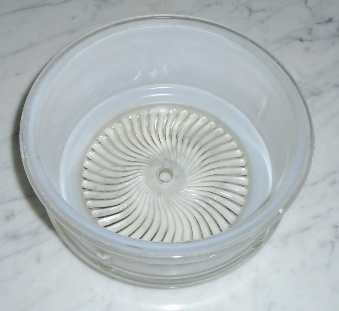 Replacement Light Covers Set of 2 Vintage Art Deco 8in Round~ Single ...