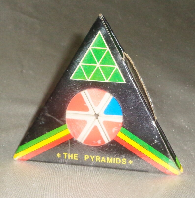 Rubrics Cube Triangle Pyramid From the 1980s in Original Box - Etsy