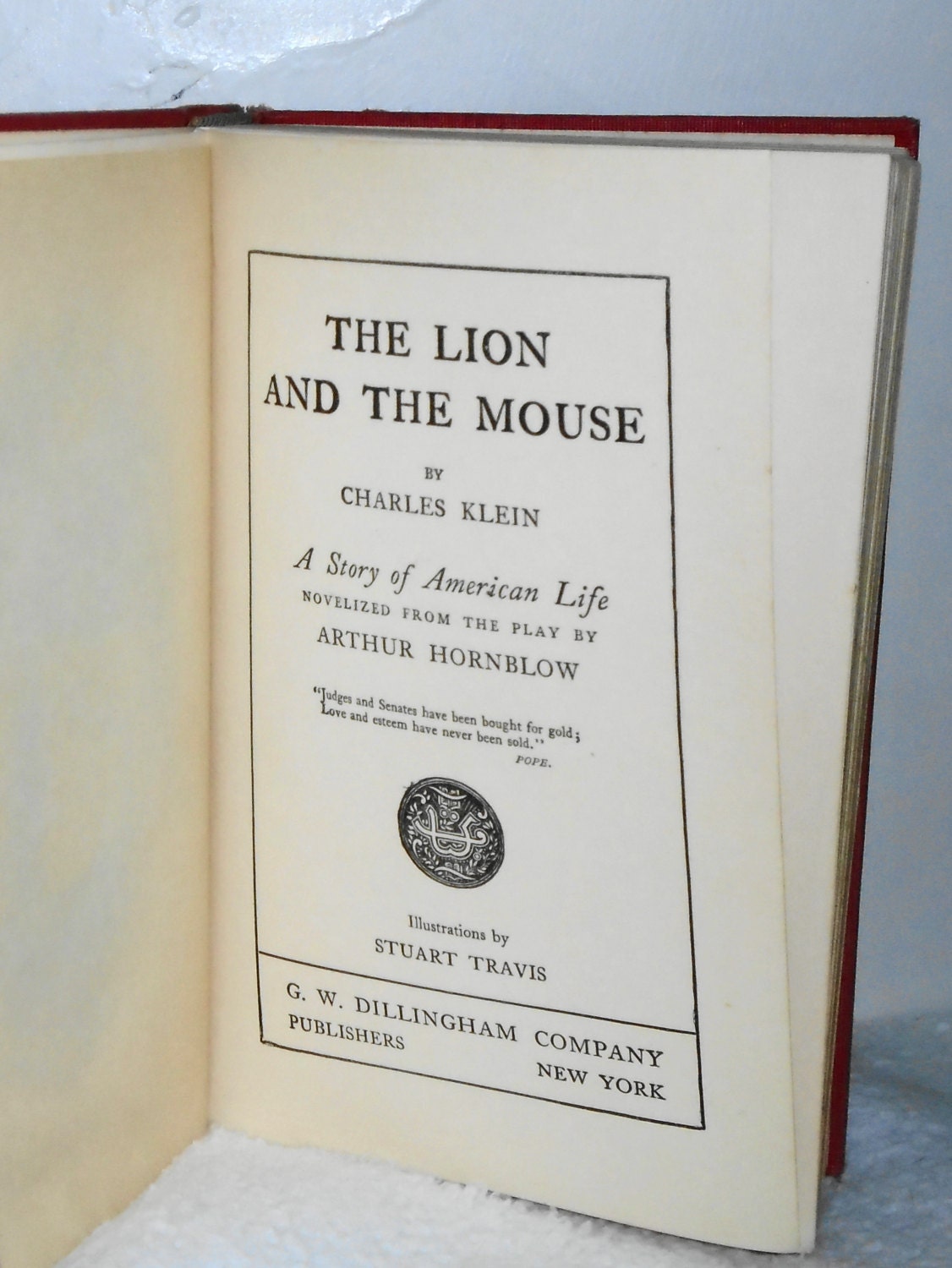 First Ed Antique 1906 the Lion and the Mouse by Klein & | Etsy