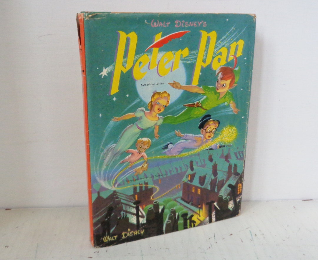 Peter Pan 1952 Whitman Publishing Book 8 1/4 X 6 1/4 Inch Hardcover ...