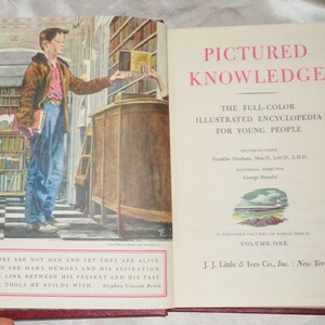 Pictured Knowledge Full Color Children's Encyclopedia Set - Etsy