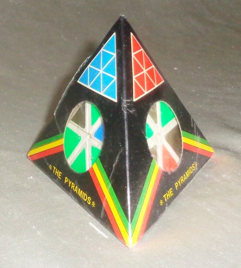 Rubrics Cube Triangle Pyramid From the 1980s in Original Box - Etsy