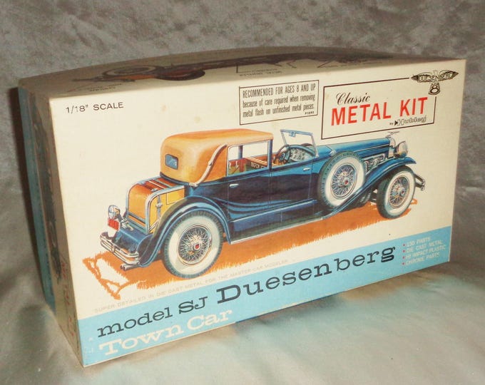 Hubley Model SJ Duesenberg #17604 Classic Metal Model Kit, Open but ...