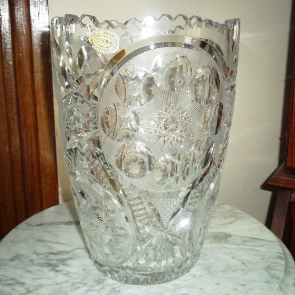 Hand Cut Lead Crystal Made in Czechoslovakia - Etsy