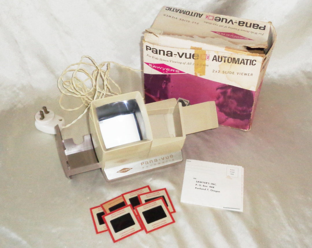 Sawyers Pana-vue Automatic 2x2 Slide Viewer With Original Box, Vintage - Etsy