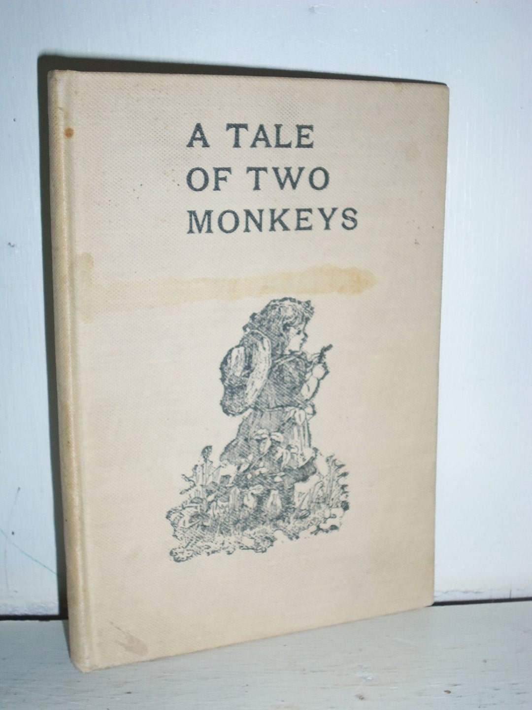Antique "a Tale of Two Monkeys & Other Stories" Illust HC Book ...
