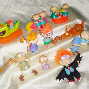 11 Pc Nickelodeon Rugrats PVC Toy Figures Lot Phil Lil Chuckie Tommy ...