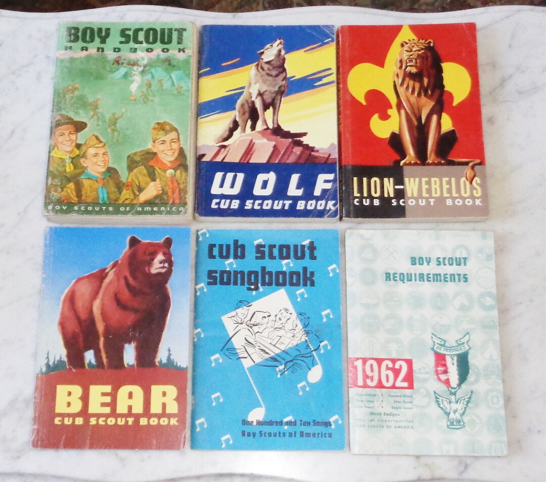 1950s Boy Scout Wolf Bear Lion Cub Hand Books & Cub Scout Song - Etsy