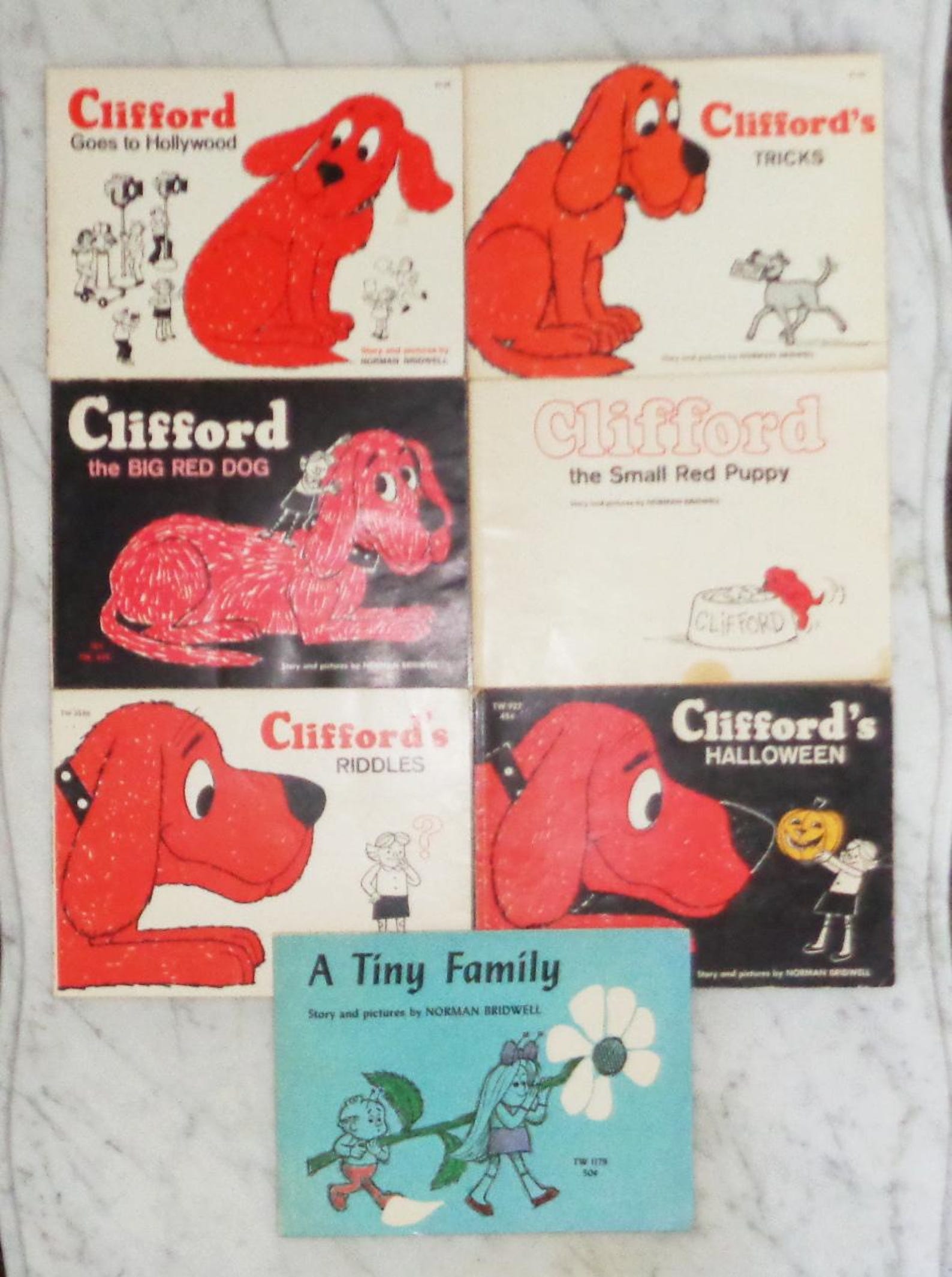 Clifford the Big Red Dog Norman Bridwell SC Scholastic Books 1969-1980 ...