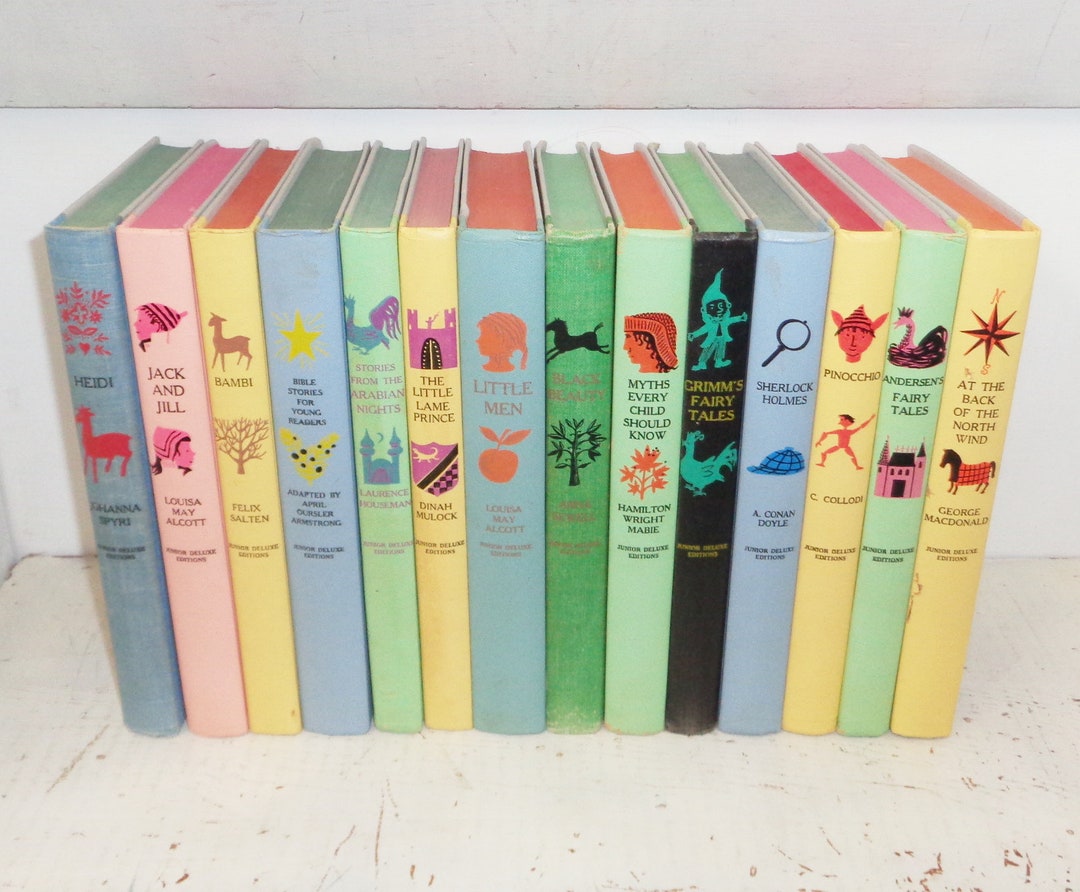 14 Vintage Junior Deluxe Edition HC Book Set From 1960s- Black Beauty ...