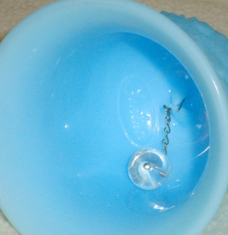 Fenton Baby Blue Daisy & Button Pattern Dinner Bell Vintage - Etsy