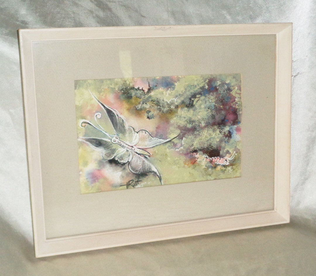 Signed Henry Rust Fantasia 4 0f 5 Ink Wash of W/C & Casin 9x12 ...