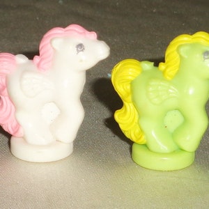 1990 Hasbro My Little Pony Petite Ponies Pegasus Ponys W Ice Cream Cone ...