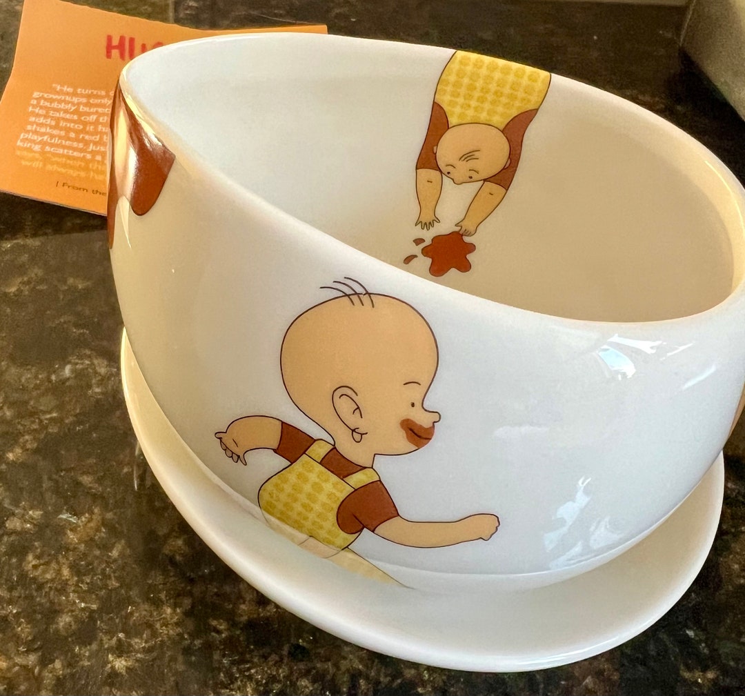 Ceramic Teardrop Cup & Saucer Max Brenner Hug Mug Chocolate by the Bald ...