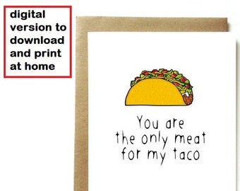 Printable Valentine Card | Etsy
