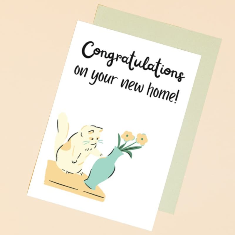 Funny New Home Card - Etsy