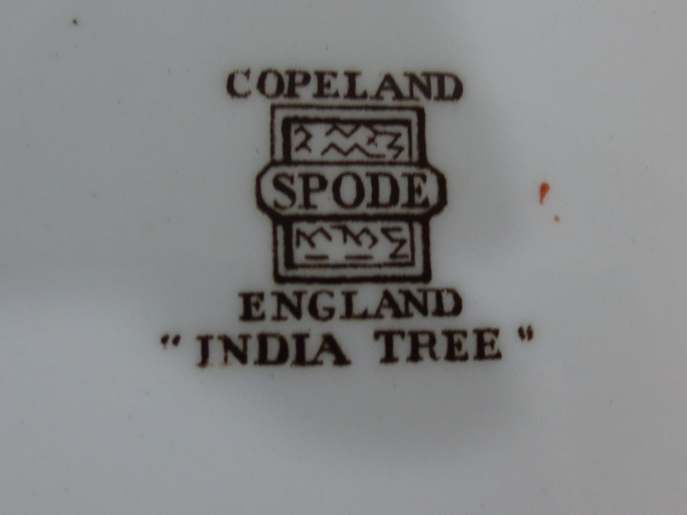 NEW PRICE Spode India Tree Dinner Plate - Etsy