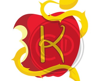 Descendants Apple SVG Files | Etsy