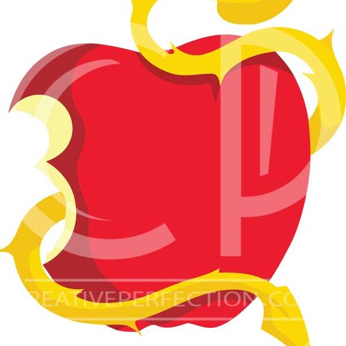 Descendants Apple Blank - Etsy