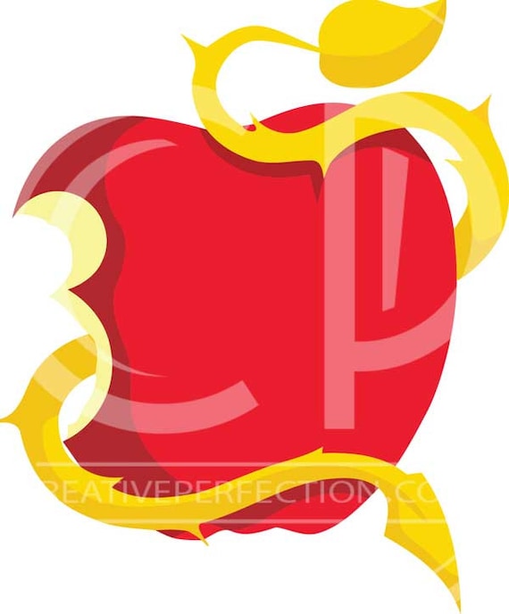 Descendants Apple Blank - Etsy