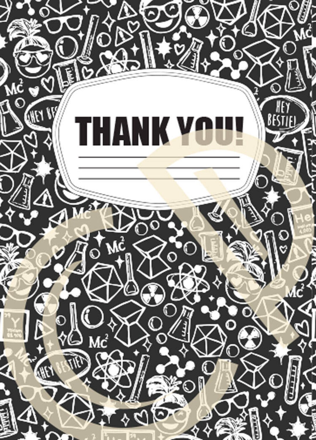 Thank You Card - Project MC2 - Digital File - Etsy