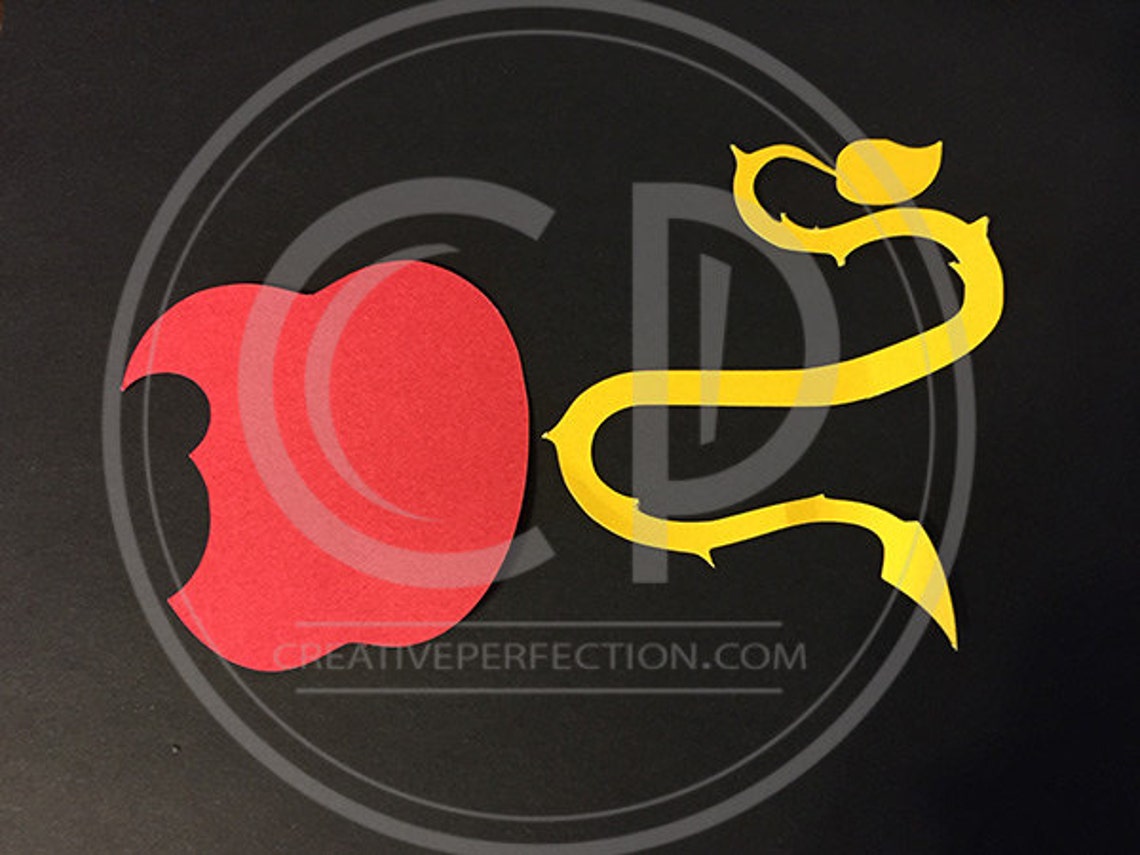 Descendants Apple SVG Files - Etsy