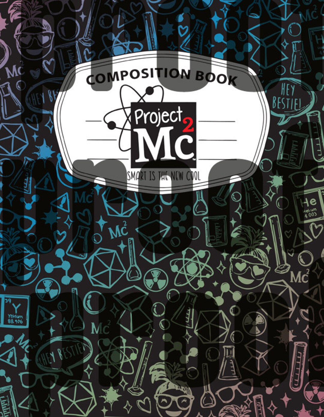 Project MC2 8.5x11 Notebook Cover - Multi-color Tint - Digital File - Etsy