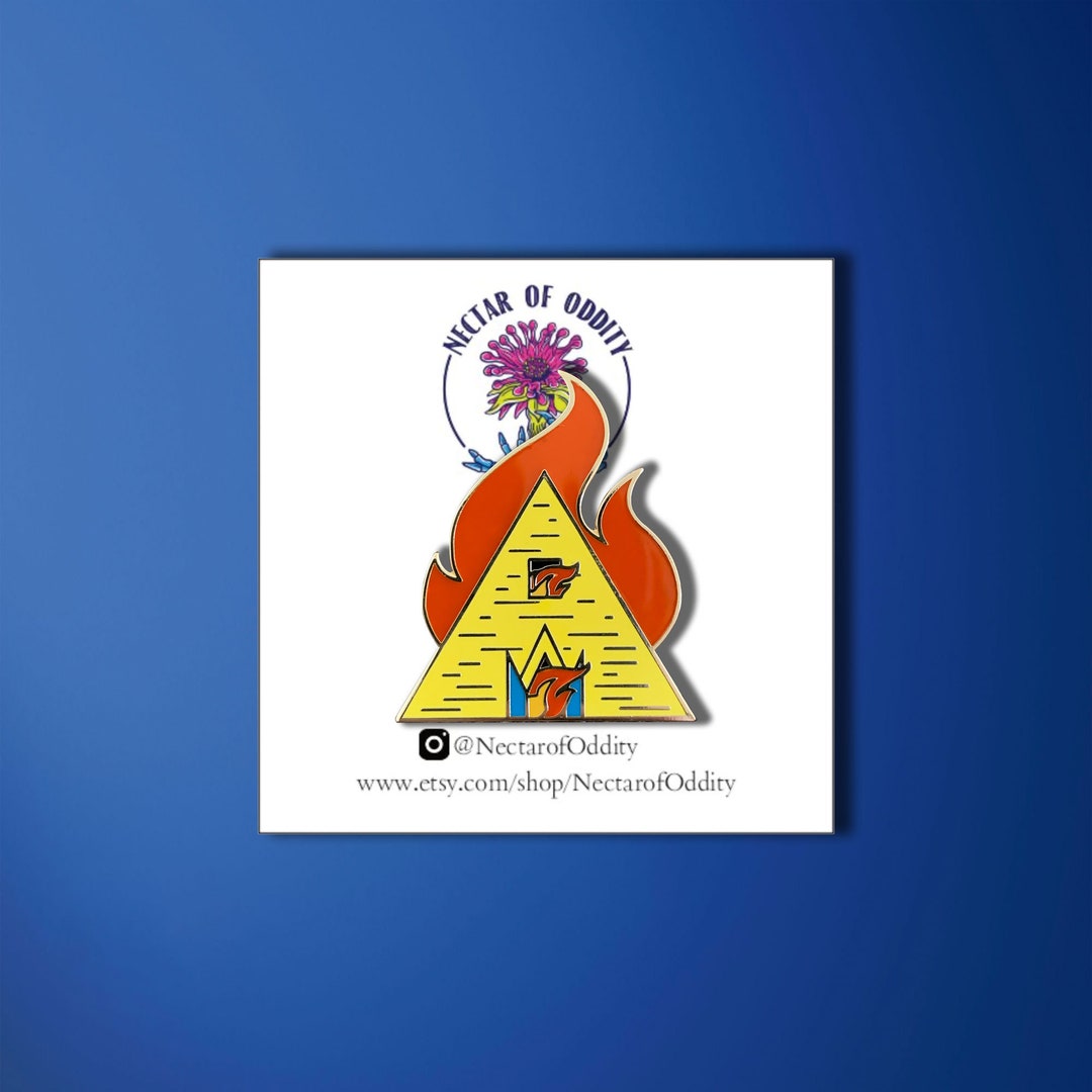 Midsommar Yellow Temple Horror Hard Enamel Pin - Etsy