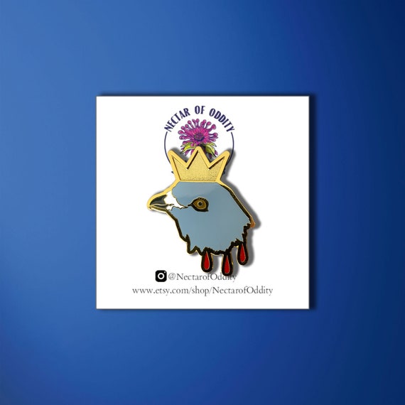 Hereditary Pigeon King Paimon Hard Enamel Pin | Etsy UK