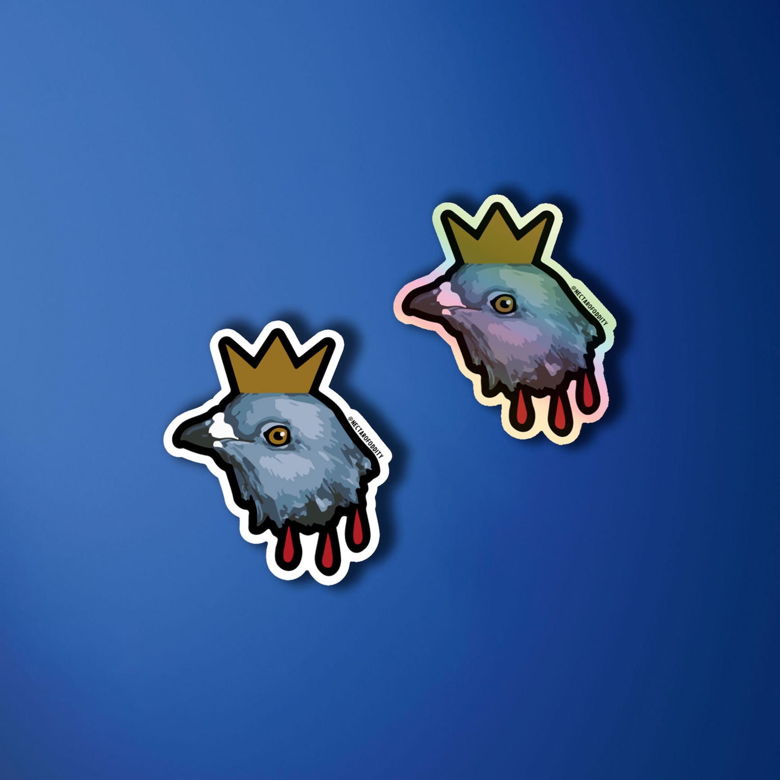 Hereditary Pigeon King Paimon Inspired Sticker - Etsy
