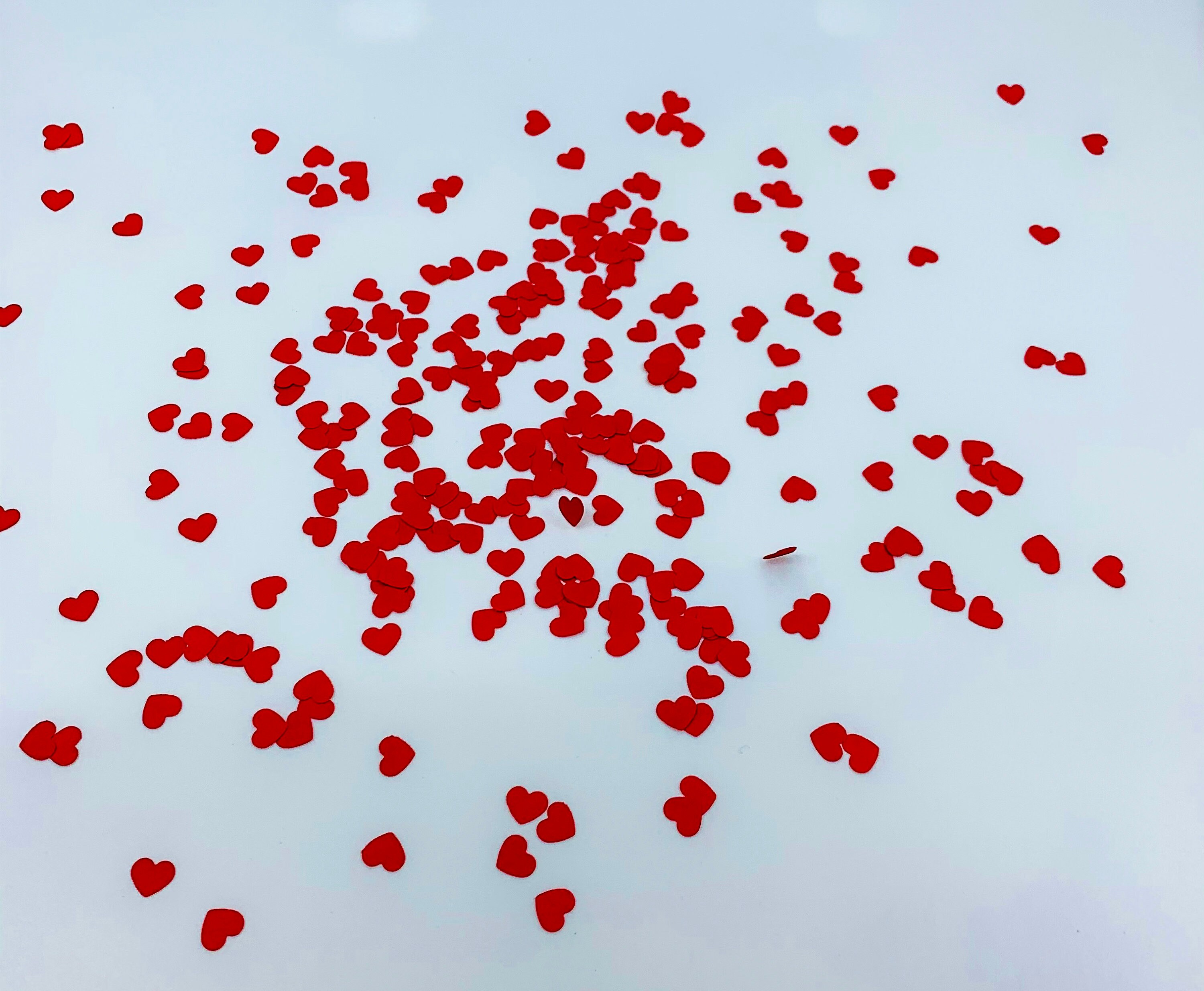 Mini Paper Heart Confetti – Red Heart Confetti – Valentines Day ...
