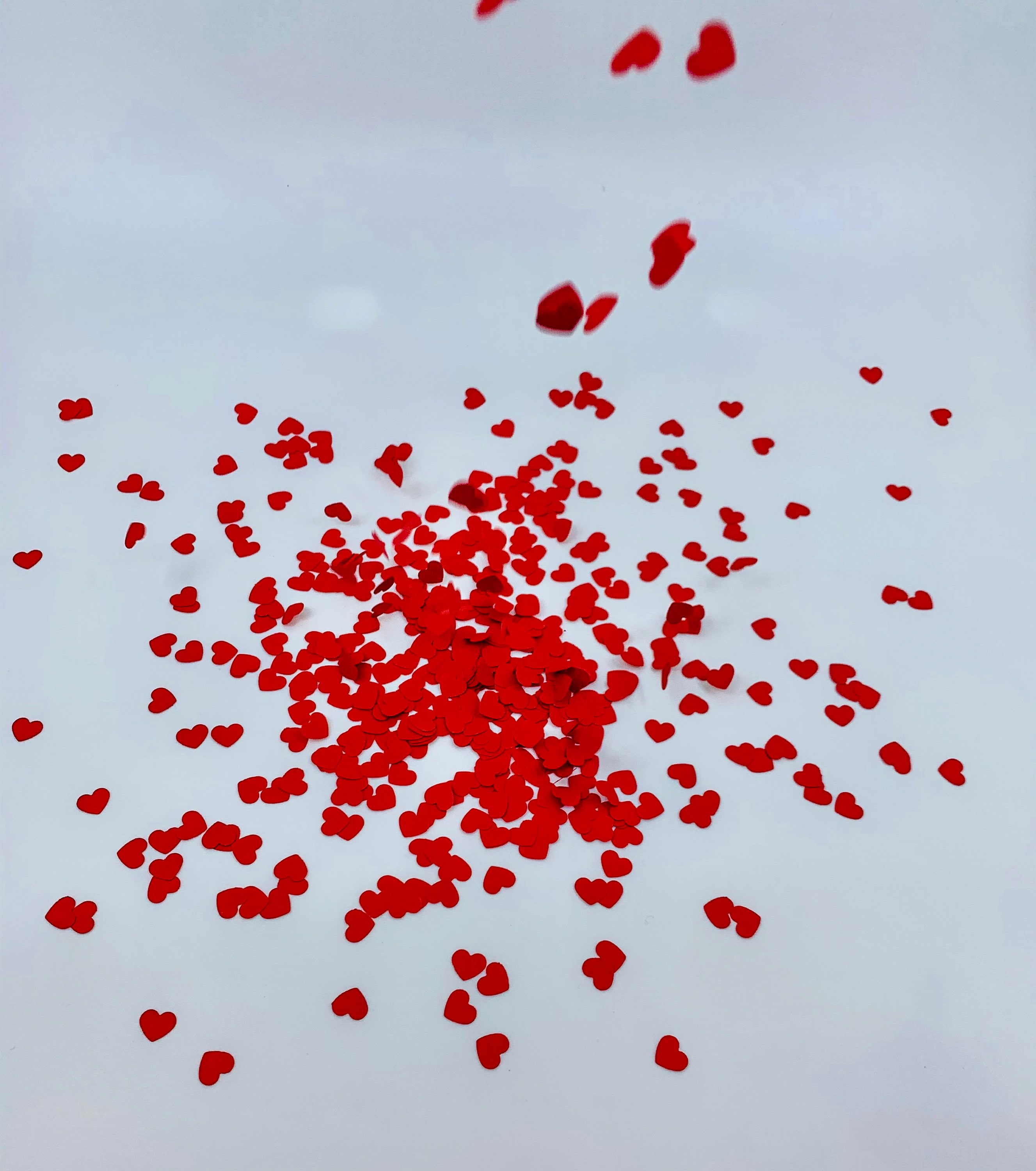 Mini Paper Heart Confetti Red Heart Confetti Valentines Day Wedding ...