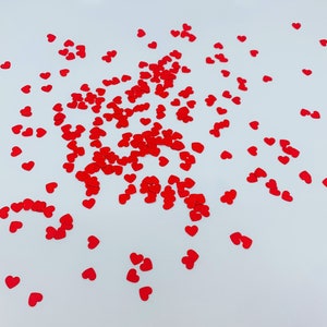 Mini Paper Heart Confetti – Red Heart Confetti – Valentines Day ...