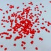 Mini Paper Heart Confetti Red Heart Confetti Valentines Day Wedding ...