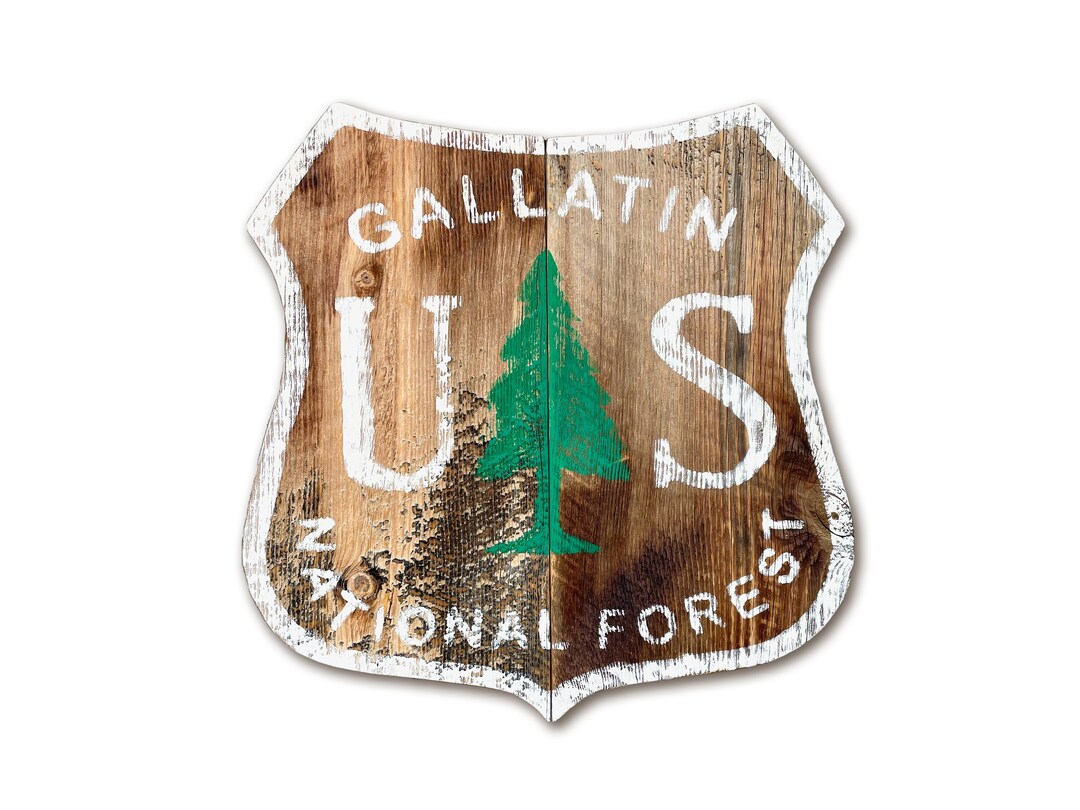 CUSTOM National Forest Sign National Forest Art Montana Art - Etsy