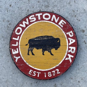 Yellowstone Sign - Etsy