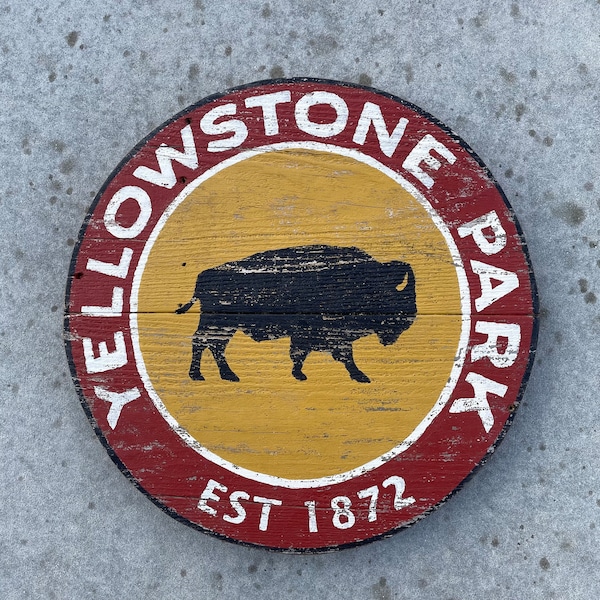 Yellowstone Sign - Etsy