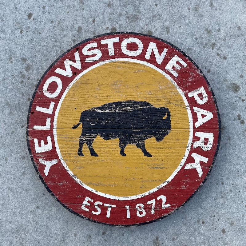 Yellowstone Sign - Etsy