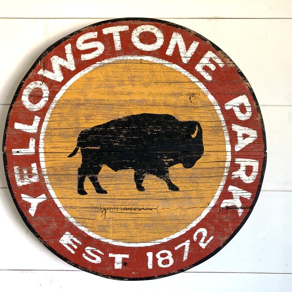 Yellowstone Sign - Etsy