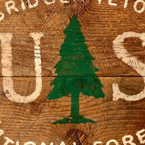 CUSTOM National Forest Sign National Forest Art Montana Art - Etsy