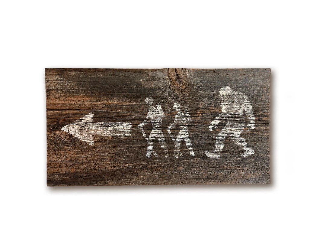 Bigfoot, Bigfoot Hiking Sign, Sasquatch, Hiking Access Sign, National ...