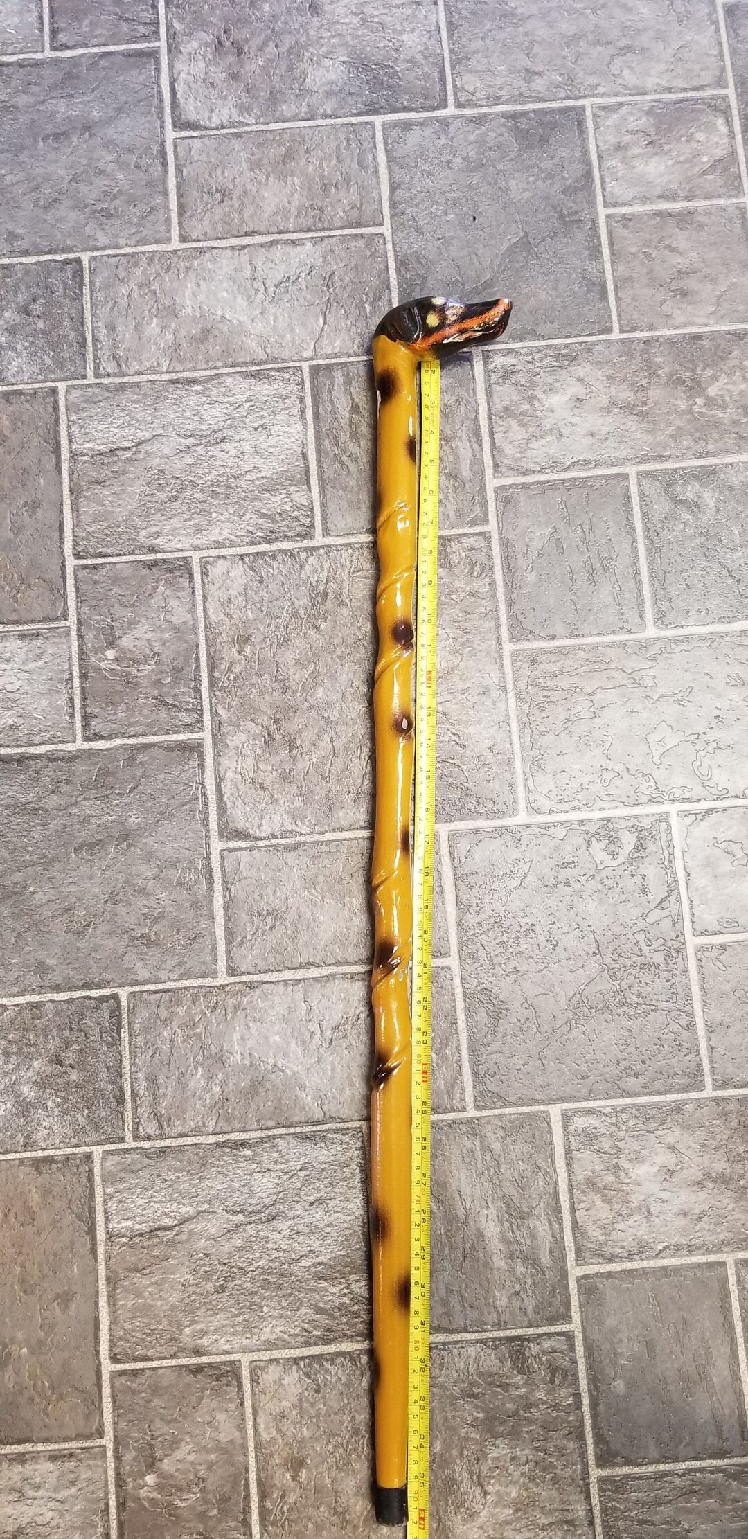 Vintage Dog Handle Walking Cane - Etsy