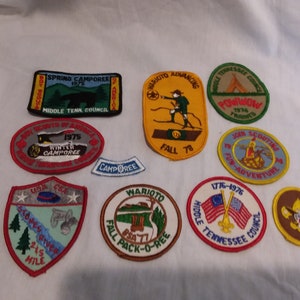 Collectibles 1955 Boy Scout Shoulder Patch Proviso Round Up Art ...