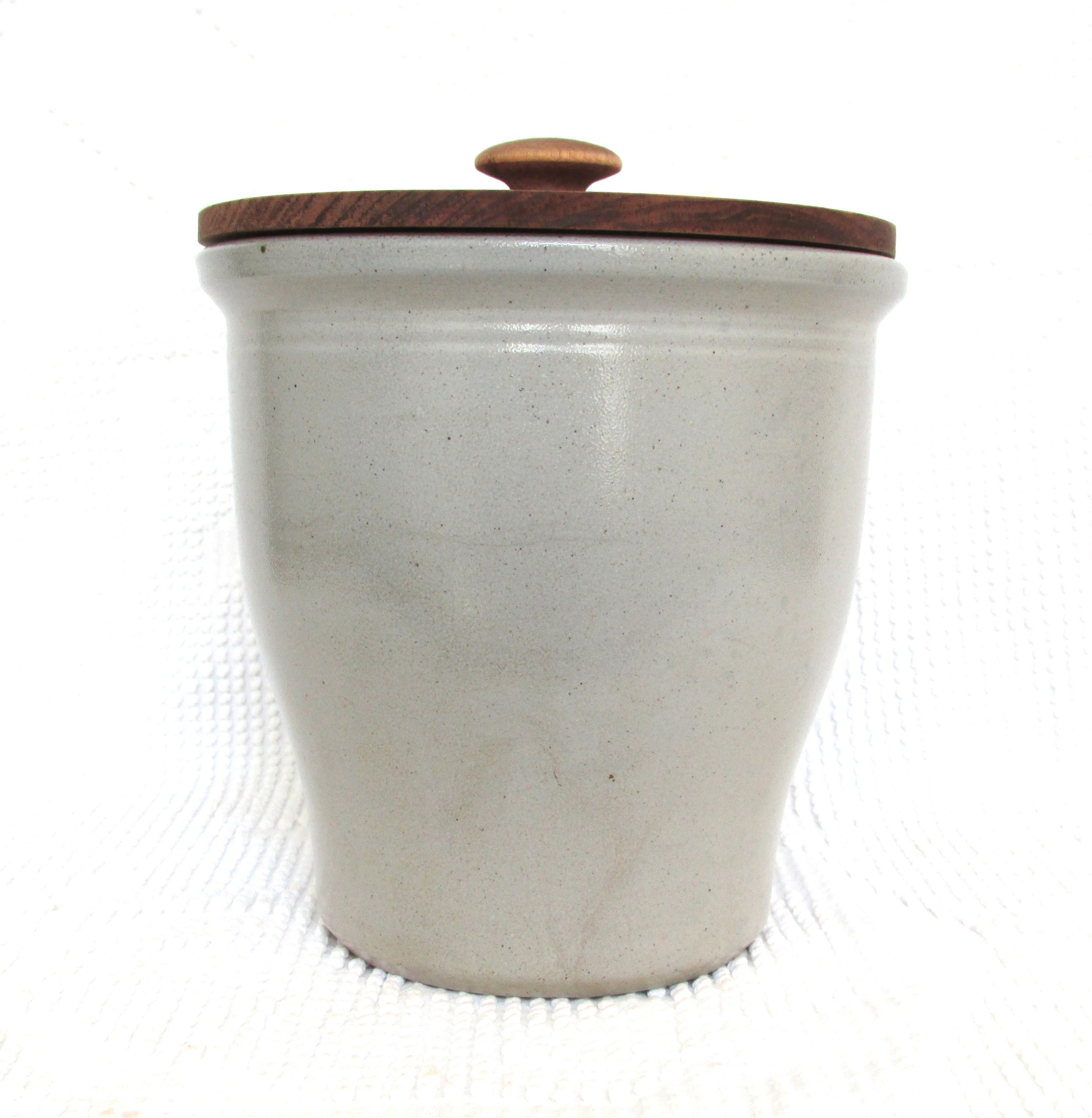 Vintage Clay Pottery Canister Signed David Eldreth 1998 Cobalt Blue ...