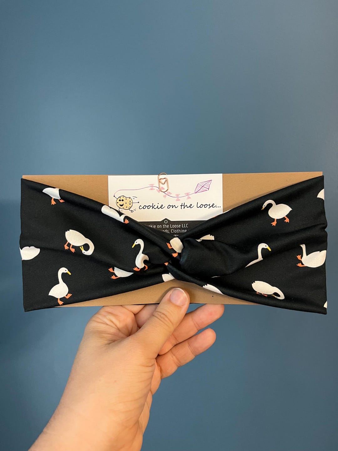 Knotted Headbands - Silly Goose - Porch Goose- Headband - Etsy