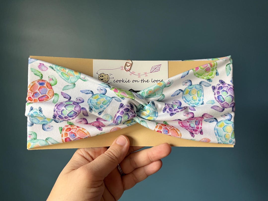 Handmade Sea Turtle Headband - Ocean - Themed Hair Accessory Beach ...