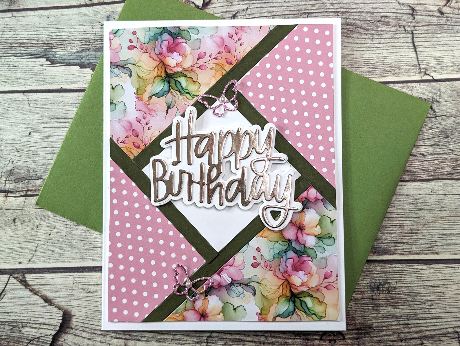 Birthday Card Making Kit or Single Card Handmade Card Kit Handmade 3D ...